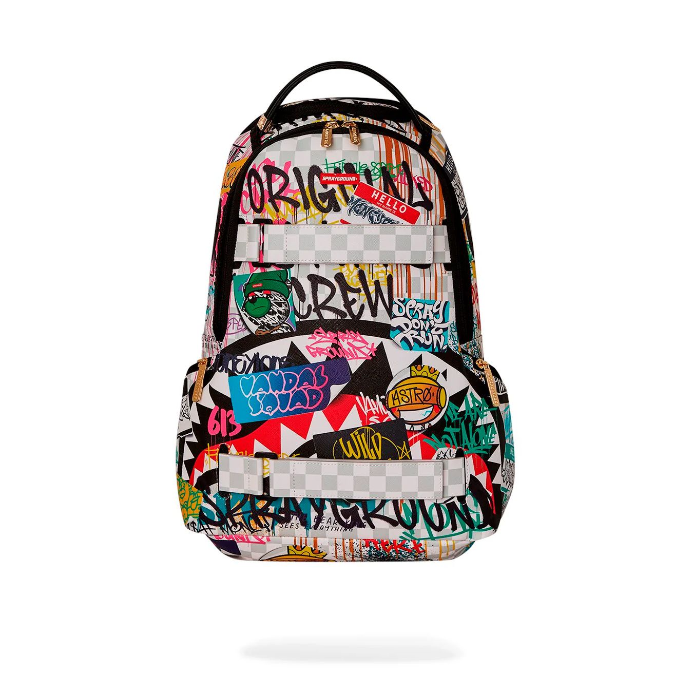 תיק גב גרפיטי ספרייגראונד – SPRAYGROUND SHARKS IN PARIS THE RIZZ (CREAM ...
