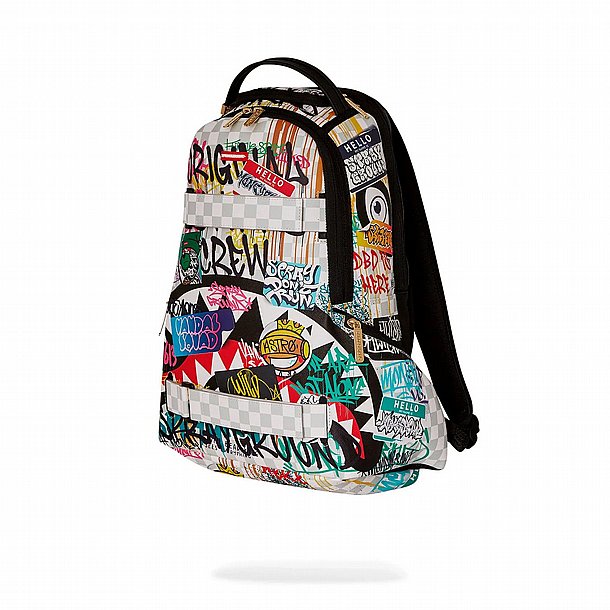 תיק גב גרפיטי ספרייגראונד – SPRAYGROUND SHARKS IN PARIS THE RIZZ (CREAM ...