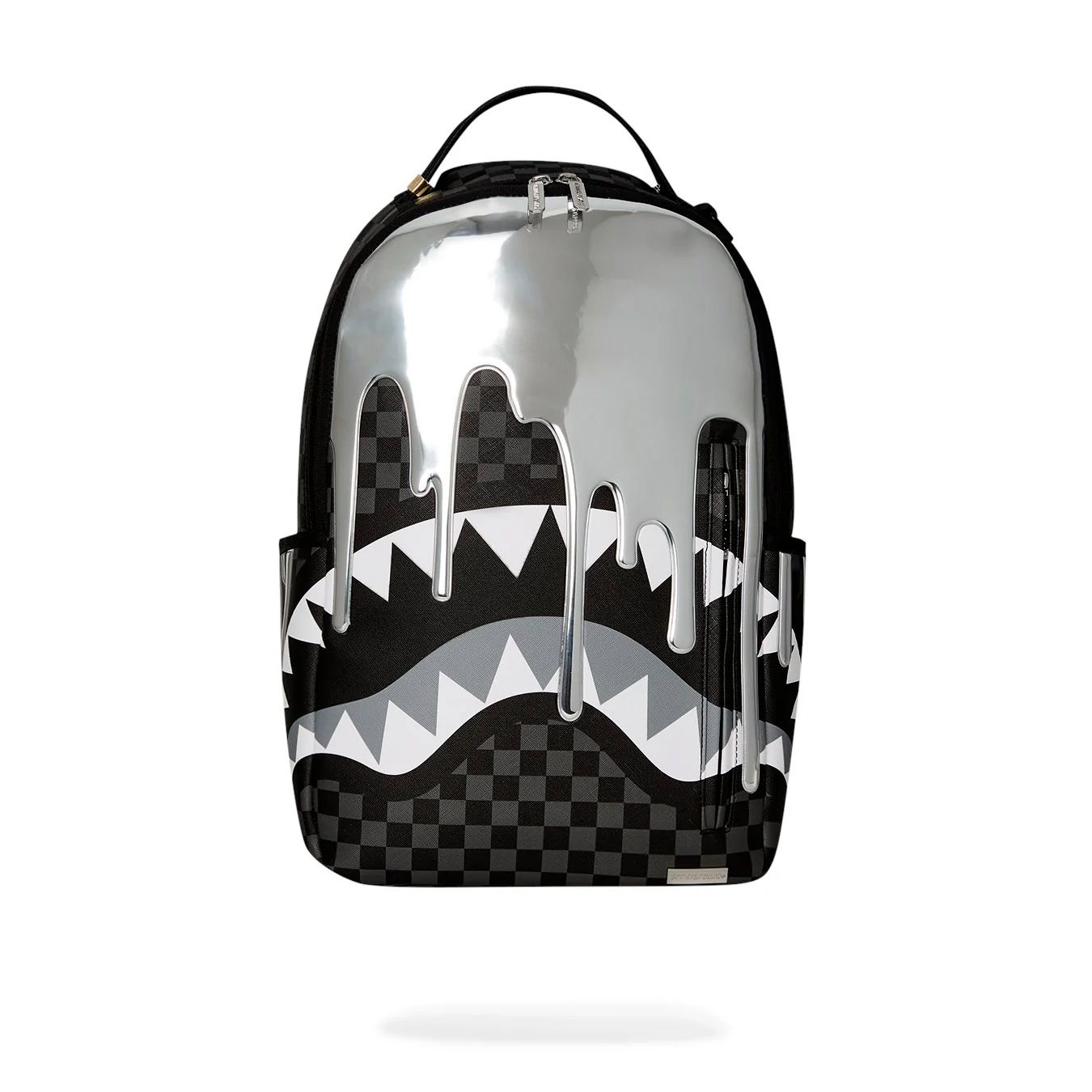 תיק כסף נוזל ספרייגראונד – SPRAYGROUND METALLIC DRIP SHARKS IN PARIS ...
