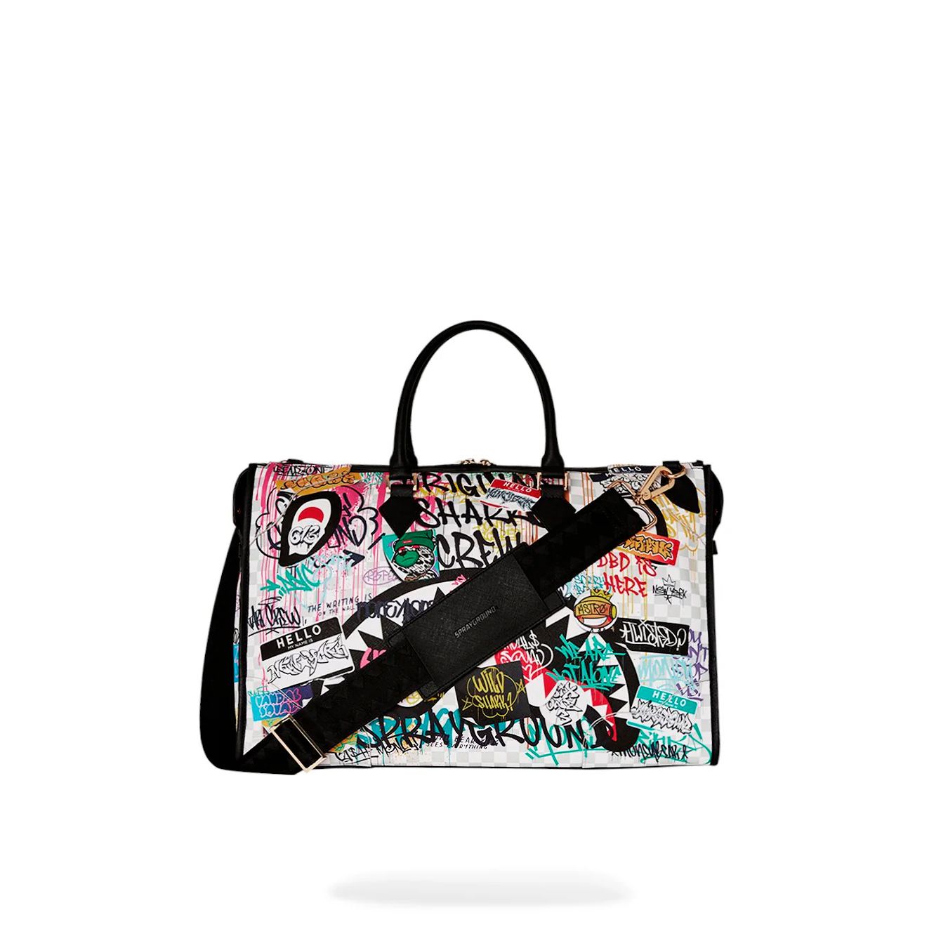 תיק נסיעות ספרייגראונד – SPRAYGROUND SHARKS IN PARIS THE RIZZ (CREAM ...