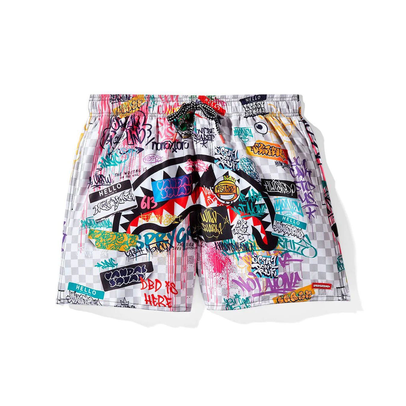 ספרייגראונד בגד ים - SPRAYGROUND CREATE ANOTHER DAY SWIM SHORTS ...